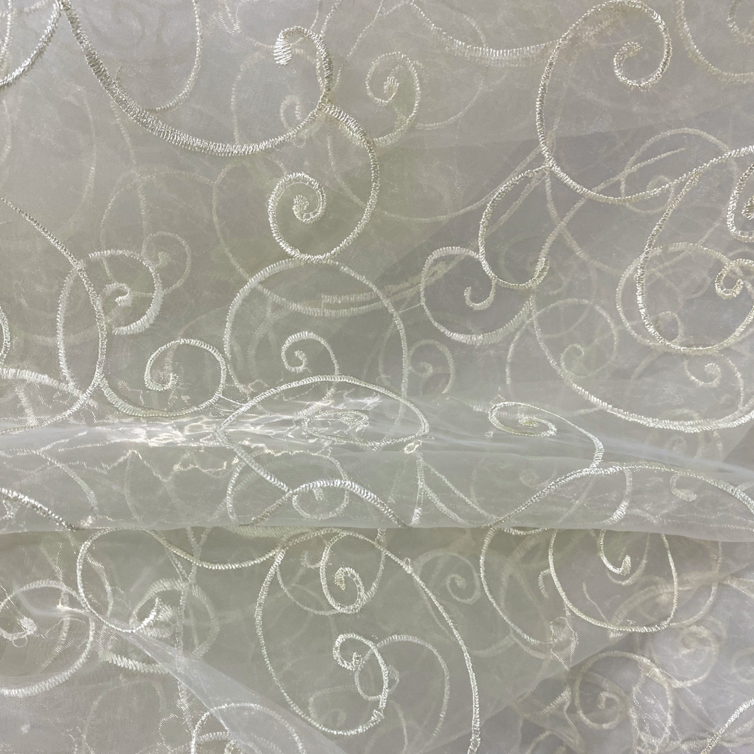 Ivory Embroidered Swirl Overlay – EVENTS TO REMEMBER